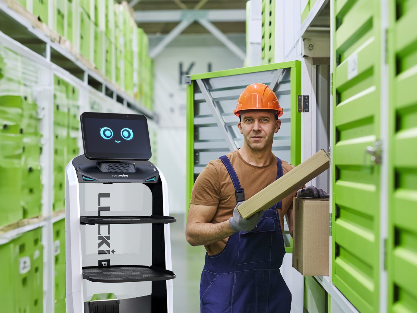 Robot Kelner Lucki Pro - Delta Robots - sprzedaż i wynajem robotów humanoidalnych